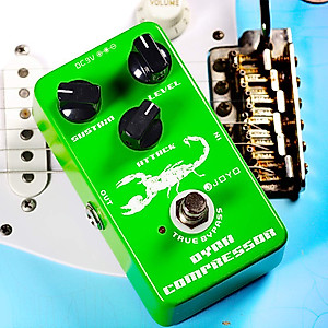 JOYO JF-18R Power Tuner and JF-10 Dynamic Compressor for Electric Guitar Effect Most Frequently Combination Budget Pedals in Bundle