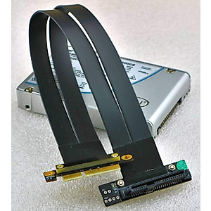 ADT-LINK Riser U.2 Interface U2 to PCI-E 3.0 x4 SFF-8639 NVMe Solid State Transfer Extension Data Gen3.0 Cable 4 PCIe 4X for U.2 NVME SSD