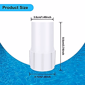 1-1/2 Inch Pool Vacuum Hose Cuff Replacement Swimming Pool Cuff Vacuum ...