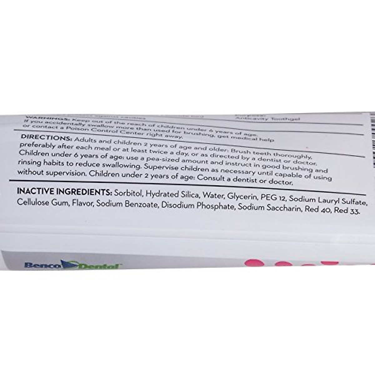 PRO-SYS® Kids Bubblegum Fluoride Toothpaste Toothgel - ADA Accepted (3 Pack)