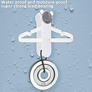 Hanger Organizer Stacker,Wall Mounted Stretchable Clothes Hanger Holder Organizer,Hanger Storage Rack (White)