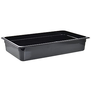 Cambro 14CW110 Black Camwear Full Size x 4" D Food Pan