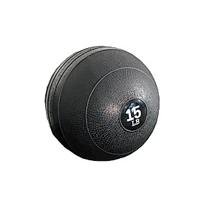 Titan Fitness Rubber Slam Ball 15 lb. Spike Exercise Equipment Gym Weight