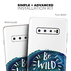 DesignSkinz Be Wild and Free Protective Vinyl Decal Wrap Skin Cover Compatible with The Samsung Galaxy S20 (Screen Trim & Back Glass Skin)