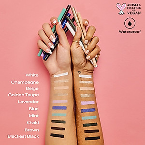Annabelle Waterline Matte Kohl Eyeliner Pencil, Blackest Black, Intense Colours, Matte Finish, Easy-To-Apply, Long-Lasting 10H, Waterproof, Transfer-proof, Cruelty-Free, 1.2 g