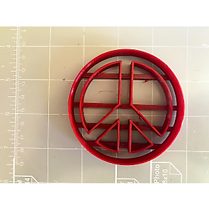 Peace Symbol Cookie Cutter (4 inches)