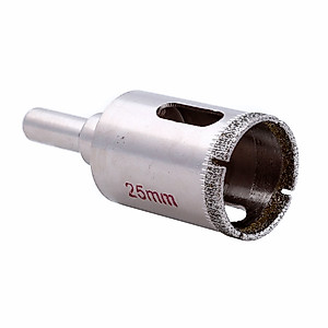 JINGLING 1 inch Diamond Hole Saw 25mm Tile Drill Bit Masonry Tools for Stone Pack of 2Pcs