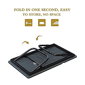 YPRNM Bed Stand for Laptop, Laptop Desk for Bed with Cup Holder, Bed Trays for Eating and Writing, 5 Levels of Adjustable Height