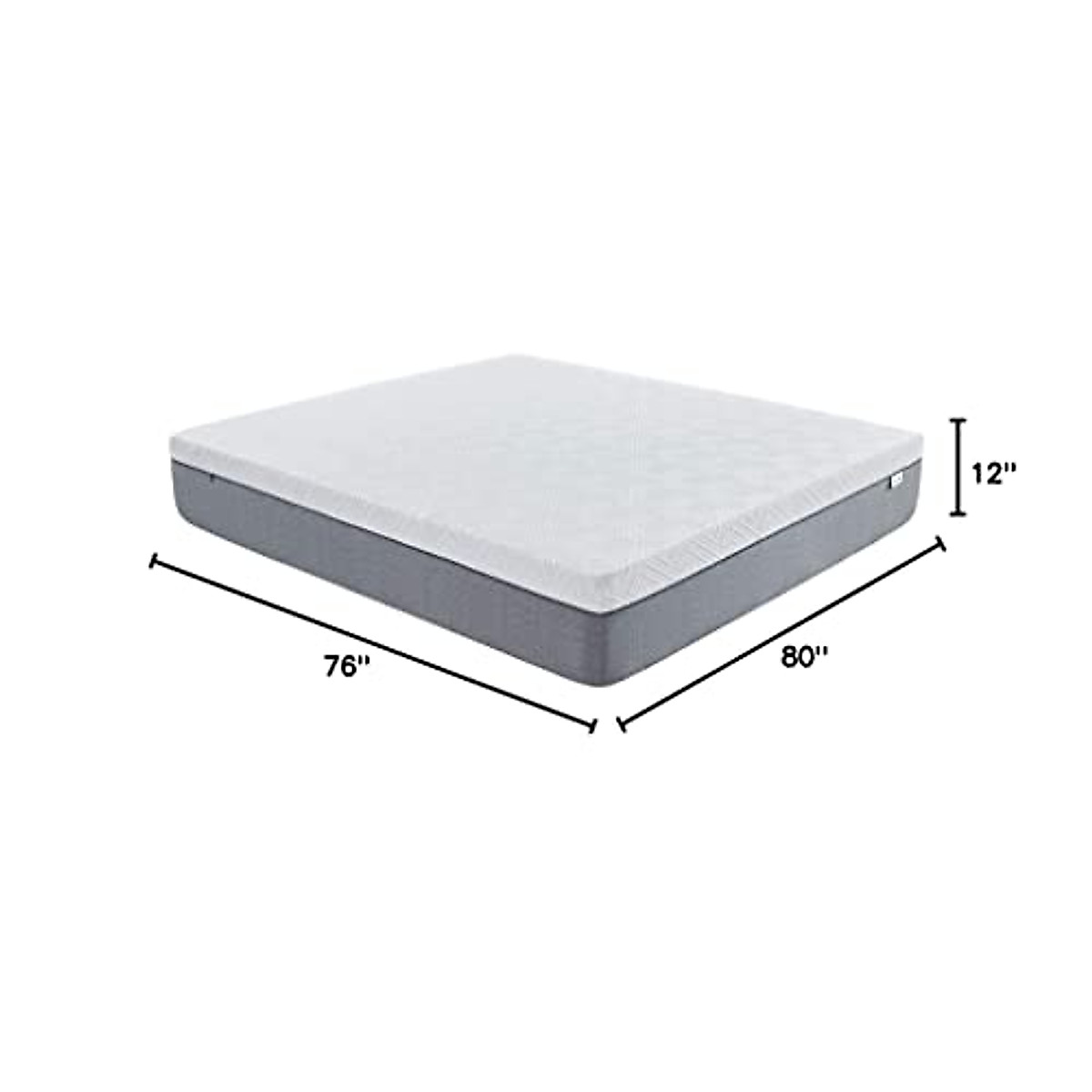 Novilla King Size Mattress, 12 inch Gel Memory Foam King Mattress for a Cool Sleep & Pressure Relief, Medium Firm Feel with Motion Isolating, Bliss