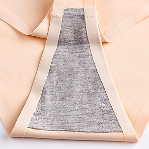 Closecret Lingerie Women 6 Pack Seamless Thongs Underwear Ice Silk Comfy G-string Panties (Medium, 6 Colors)