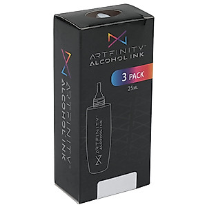 Artfinity Alcohol Inks 3 Pack - Vibrant, Professional, Dye-Based Alcohol Inks for Artfinity Alcohol Markers, Artists, Drawing, & More! - Leaf Green G1-6