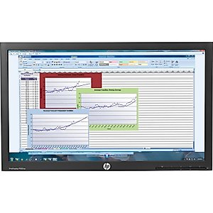 HP L5U12A8#ABA ProDisplay P222va 21.5'' LED-Backlit LCD Monitor, Black