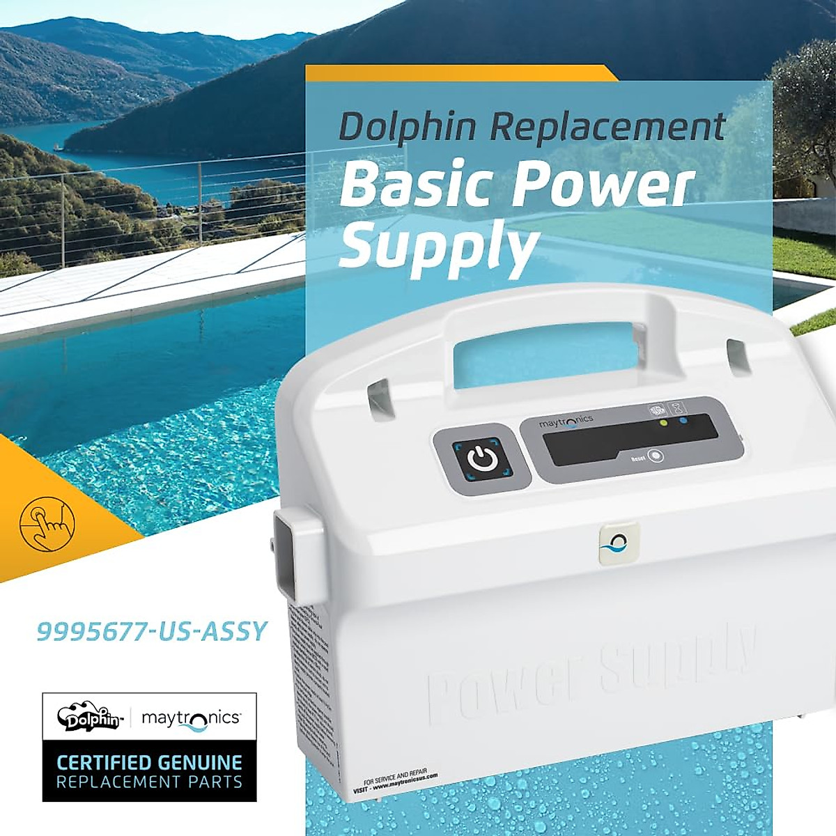 Dolphin Genuine Replacement Part — Power Supply Unit for Commercial Models — 9995677-US-ASSY