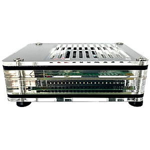 C4Labs Zebra PoE + Case Kit for Raspberry Pi 4B or 3B+ and PoE+ HAT or Official PoE Hat - Black Ice