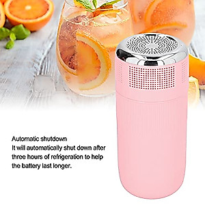 Yosoo Portable Mini Refrigerating Cup with USB Power Supply, Fast Cooling Cup for Home and Outdoor Use 380ml Capacity, Auto Shutdown
