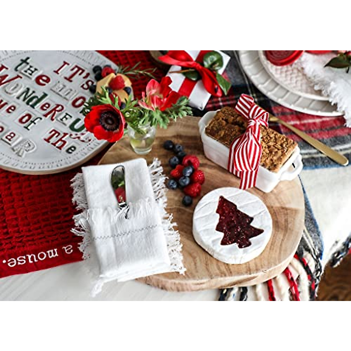 Mud Pie Stoneware Christmas Serving Platter