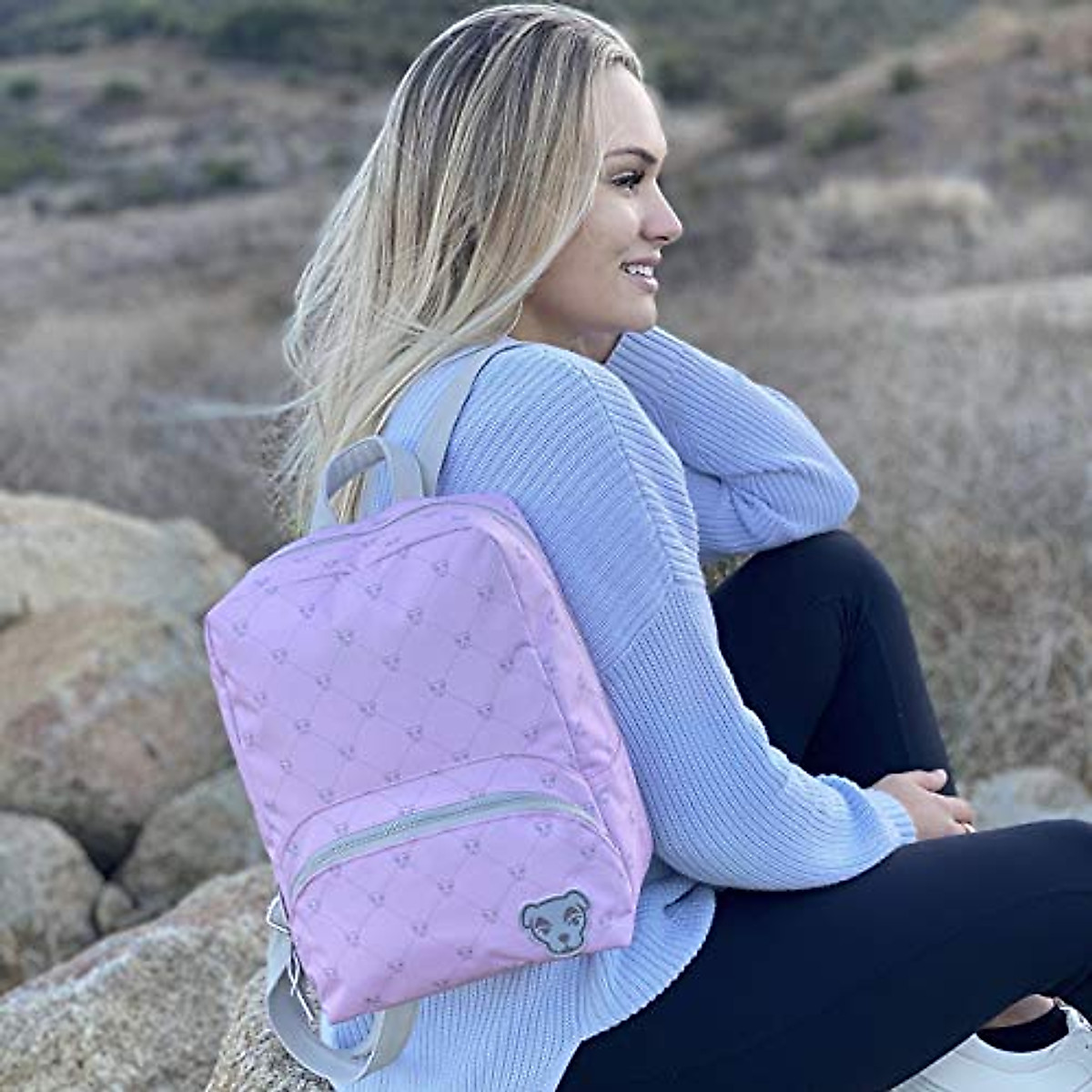 Controller Gear Animal Crossing - Small Backpack Mini Bookbag Travel Bag for Console & Accessories - K.K. Quilted