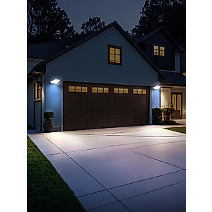 intelamp Gutter Lights Solar Powered, Portable Outdoor Solar Light 2 Pack, Camping Lantern Solar Outdoor Waterproof,2000mAh Emergency Solar Light, Suitable for Fishing, Hiking, Corridor, Aisle