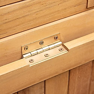 Cambridge Casual Arie Superior Indonesian Teak Storage Box, 60-Inch