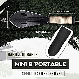 Snow Shovel for Heavy Snow Small Hand Shovel Multipurpose Portable Shovel Tools Portable Mini Gardening Patio & Garden