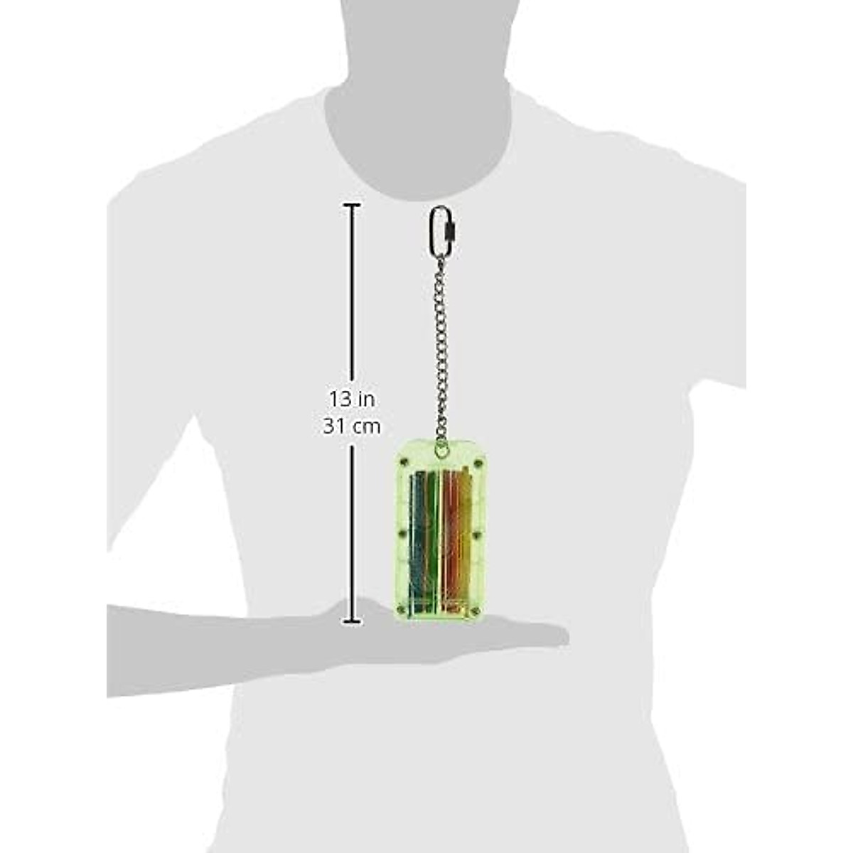 Sweet Feet and Beak Platinum Tweeter Weave Bird Toys - Perfect Cage Toy for Playing & Preening - Colorful, Safe, Cotton Rope - Birds Cage Playground Accessories & Supplies - Parrot Toys (Large) (Small)