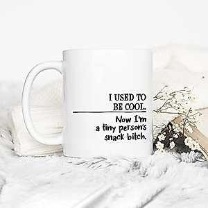 Funny Mom Dad Parents Coffee Mug, Novelty Gag Birthday Gift for Mother Father, New Mama Tea Cup (11oz)