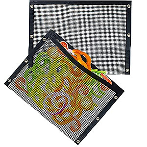 Kona Mesh Grill Bags - Non-Stick BBQ Grilling Bags for Veggies (Set of 2) - Reusable & Easy to Clean