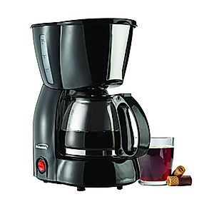 Brentwood Coffee Maker, 4-Cup, Black