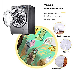 Cartoon Blankets Winter Warm Soft Blanket Throw for Bedroom Sofa Chair Lightweight Home Decor Travel Blanket 50*60inch（153CM*127CM）