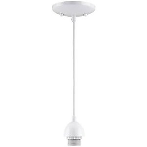 Westinghouse Lighting White 7028600 Single-Light Mini-Pendant Kit Finish