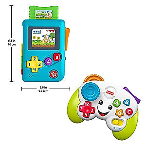 Fisher-Price Laugh & Learn Game & Learn Controller and Fisher-Price Laugh & Learn Lil’ Gamer bundle of educational musical activity toys