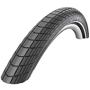SCHWALBE Big Apple trekking bike tyre Active, 26 x 2.15, Wire black