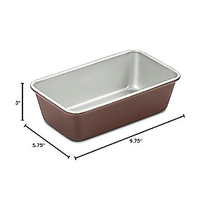 Cuisinart Chef's Classic Non-Stick Loaf Pan, 9", Bronze