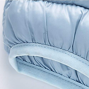 Mousmile Newborn Toddler Baby Boys Girls Puffer Jacket Winter Warm Cotton Padded Jacket Bear Ears Hooded Coat (3-6 Months, Black)