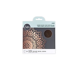 Sizzix Rose Gold Effectz Decorative Foil 664568, Metallic Transfer 6" x 6" 10 Sheets