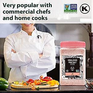 Soeos Himalayan Salt Fine Grain, 80oz (2.25kg), Non-GMO Himalayan Salt, Natural Pink Salt, Kosher Pink Sea Salt, Nutrient and Mineral Dense for Health, 5 Pound (Pack of 1)
