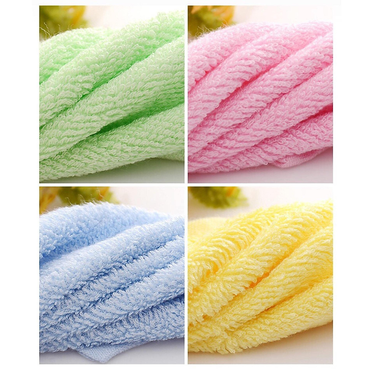 Dish Cloths for Washing Dishes Dish Cloths 10 Piece Kitchen rag, Wood Fiber Kitchen Restaurant, no Odor, Reusable rag, rag, Size: 10.23in * 10.23in,