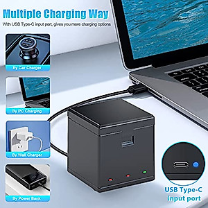 3-Pack Hero 11 Replacement Batteries Compatible with GoPro Hero 11 Hero 10 Hero 9 Black Camera, 3-Channel Battery Charger for GoPro Hero 11/10/ 9 Battery (New Upgrade)