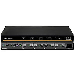Vertiv Cybex Secure 4-Port Desktop KM Switch, DPP, TAA Compliant (SCKM145-001)