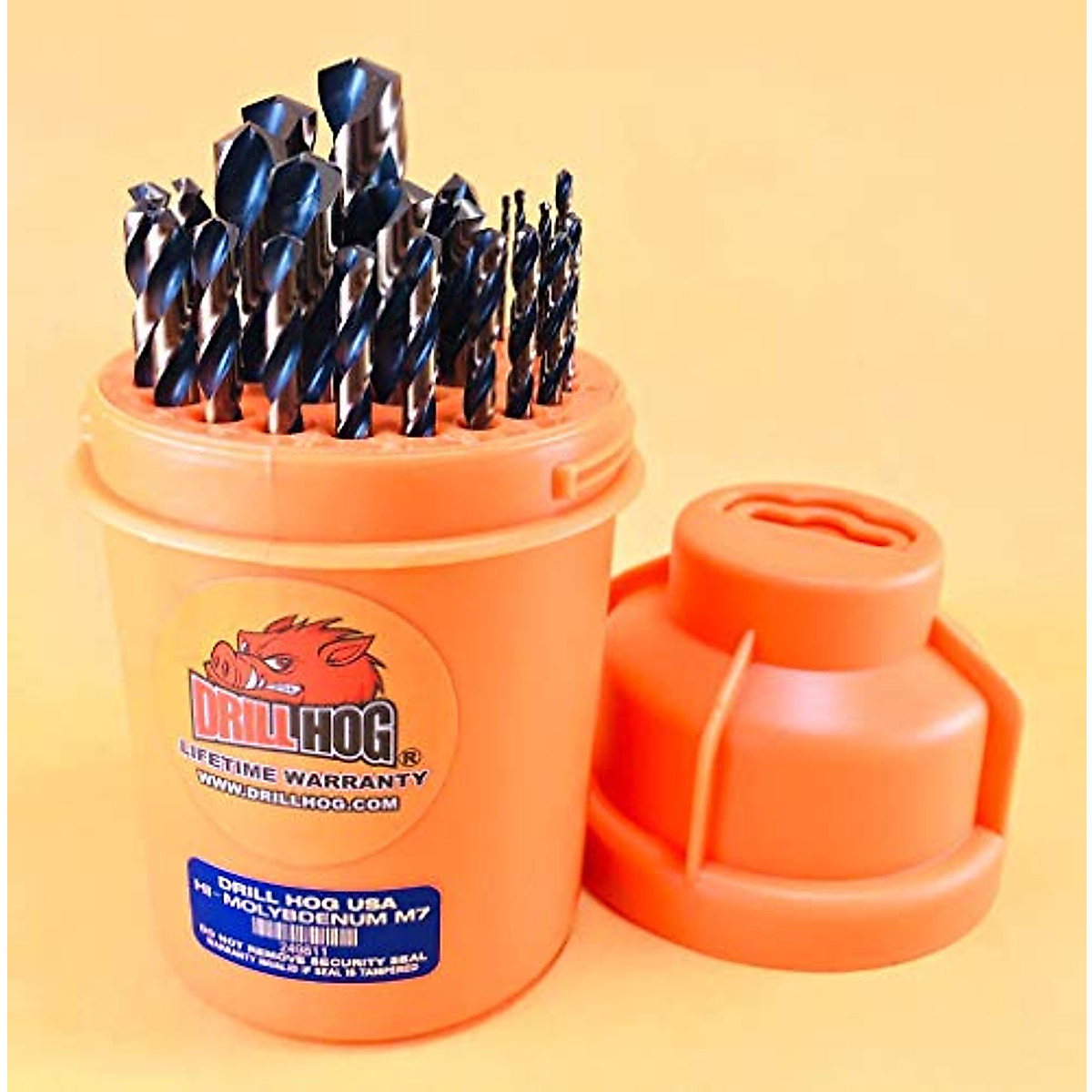 Drill Hog 29 Pc Super HI-Molybdenum M7+ Drill Bit Set