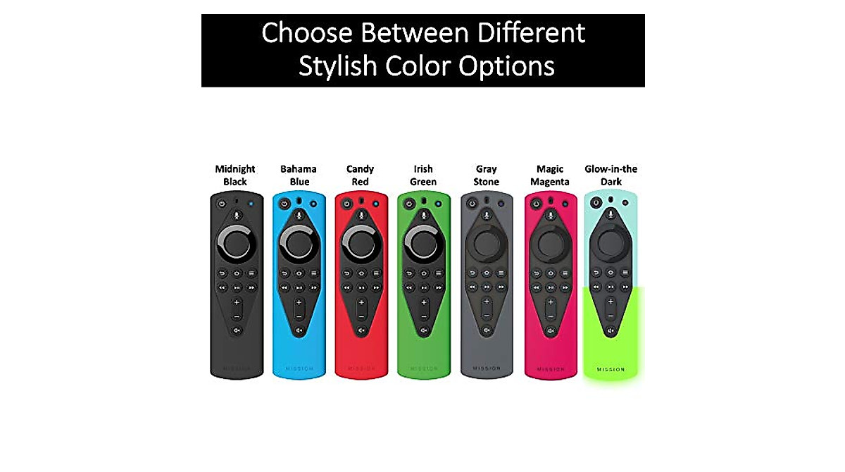 Mission Irish Green Silicone Case for Fire TV Remote | Durable & Stylish