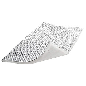 AC PERFORMANCE Reduce Radiant Heatshield Armor 3' Long x 1' Wide x 1/2" Thick Exhaust Pipe Multipurpose Heat Shield, Fiberglass Laminated Aluminum