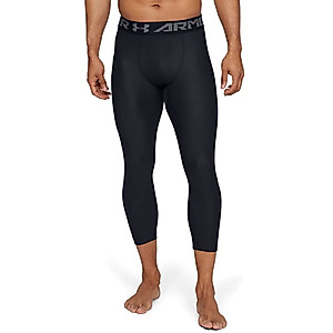 Under Armour Men's HeatGear Armour Compression ¾ Leggings MD Black