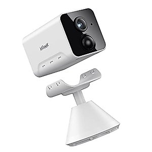ieGeek Security Camera Indoor Wireless 1080P Wire-Free Portable Indoor Camera for Home Security with Human Detection,Two-Way Audio, Siren and APP Alert,30ft Clear Night Vision, Cloud/SD