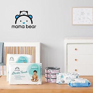 Amazon Brand - Mama Bear Blossoms Scented Diaper Pail Refills for Diaper Genie Pails, 1080 Count (4 Packs of 270 Count)