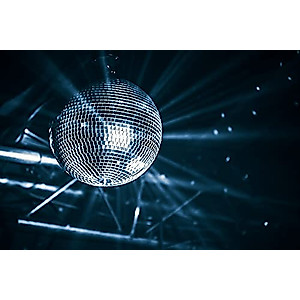 The Dreidel Company Mirror Disco Ball 36-Pack Variety, Silver Hanging Ball with Attached String for Ring, Reflects Light, Fun Party Home Bands Decorations, Party Favor (36-Pack Variety)