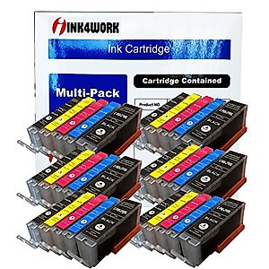 INK4WORK 30 Pack Compatible Ink Cartridge Replacement for Canon PGI-250XL PGI250 XL CLI-251XL CLI251 XL for use with Pixma MX722 MX922 MG5620 MG5420 MG5422 MG5520 MG5522 MG6620 iX6820 iP7220