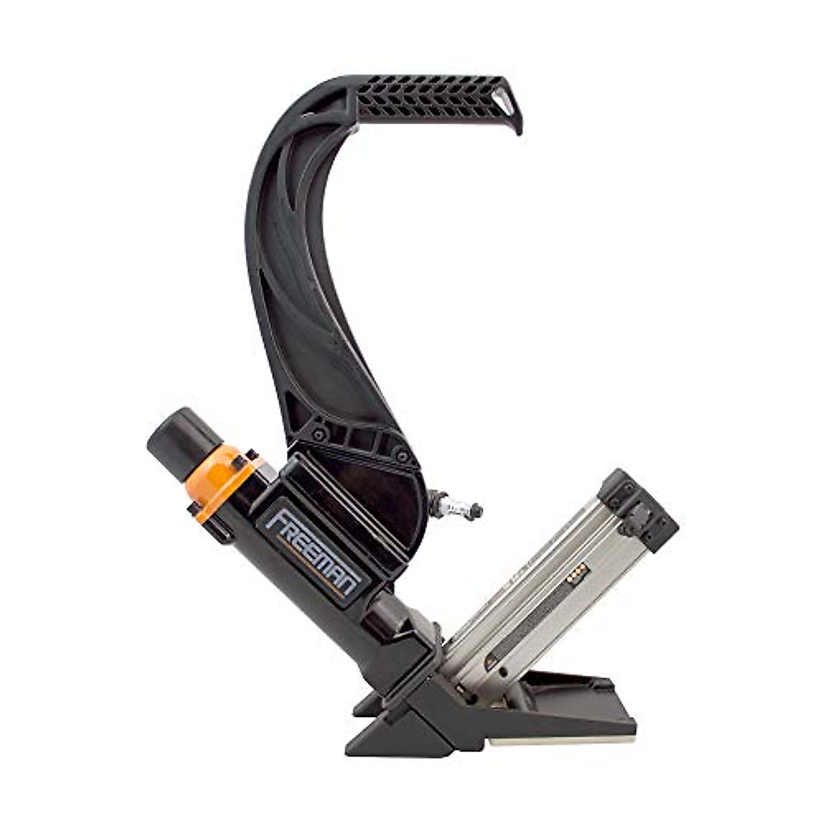 Freeman P50LSLW Lightweight Pneumatic 2-in-1 15.5-Gauge and 16-Gauge 2" Flooring Nailer / Stapler with Flooring Mallet and Interchangeable Base Plates