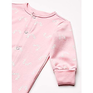 Hanes baby girls Ultimate Flexy 2 Pack Sleep and Play Suits Layette Set, Pink Shapes, 12-18 Months US