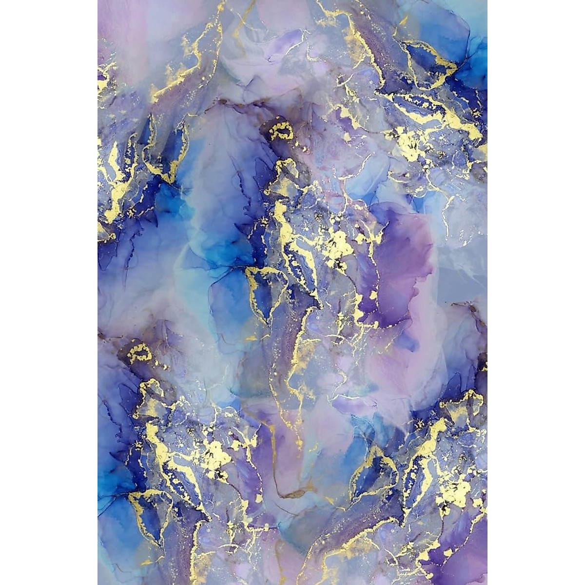 Marble Abstract Indoor Outdoor Area Rug 8x10 Purple Blue Gold Modern Aesthetic Rug for Livingroom Bedroom Luxury Art Decor Diningroom Office Floor Carpet Rug Runner
